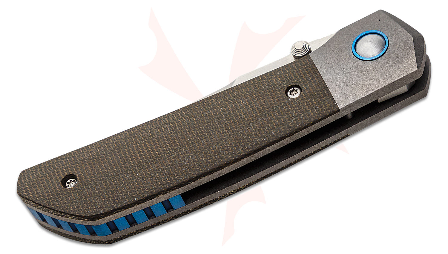 Enrique Pena Custom Mula Front Flipper Knife 3.2" CPM-154 Hand Rubbed ...