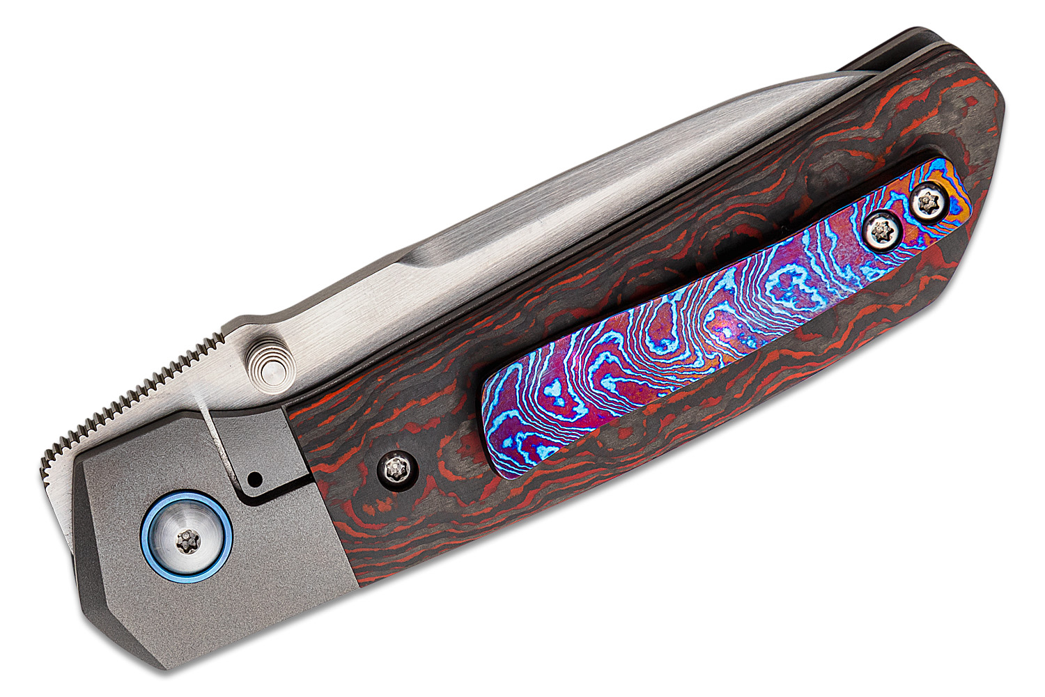 Enrique Pena Custom Mula Front Flipper Knife 3.2" CPM-154 Hand Rubbed ...