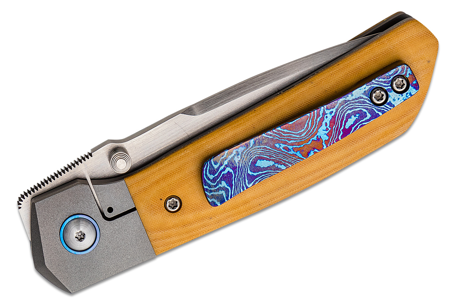 Enrique Pena Custom Mula Front Flipper Knife 3.2" CPM-154 Hand Rubbed ...