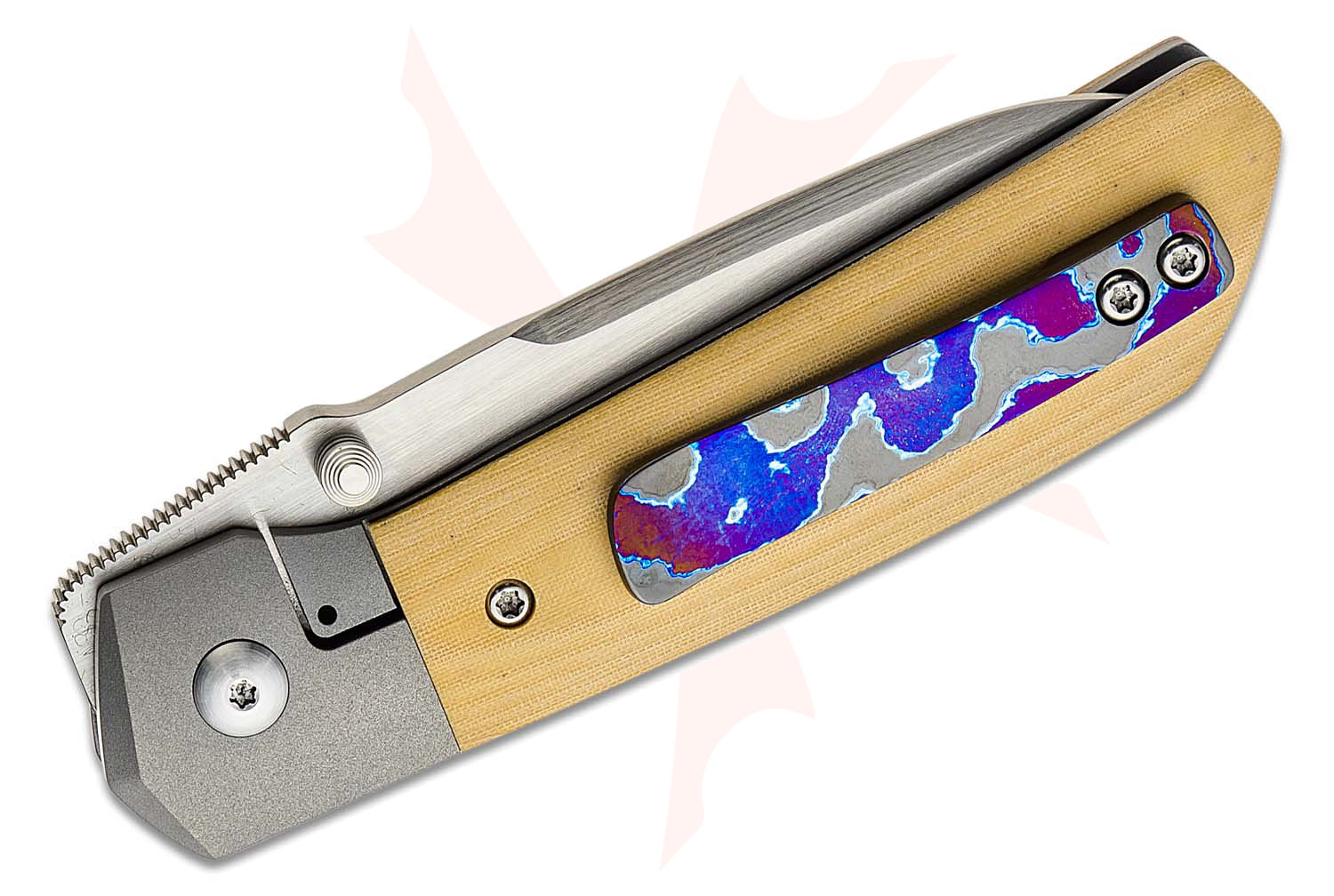 Enrique Pena Custom Mula Folding Knife 3.2" CPM-154 Hand Rubbed ...