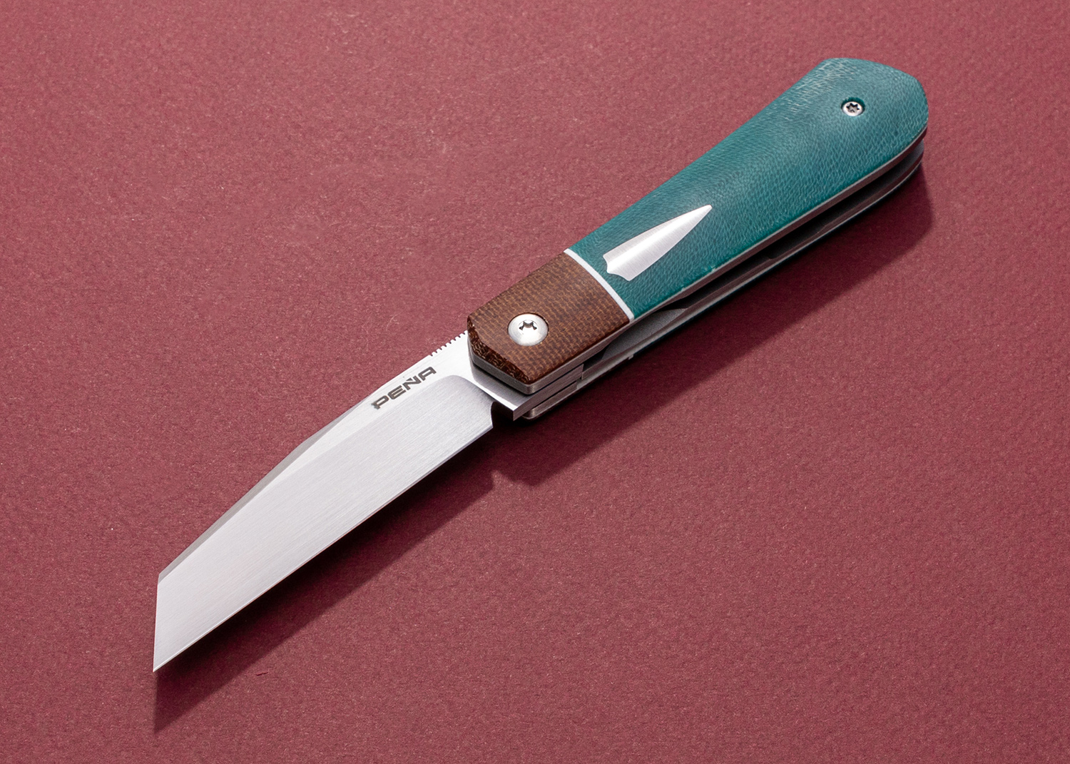 Enrique Pena Custom Raptor Front Flipper Knife 3" CPM-154 Hand Rubbed ...