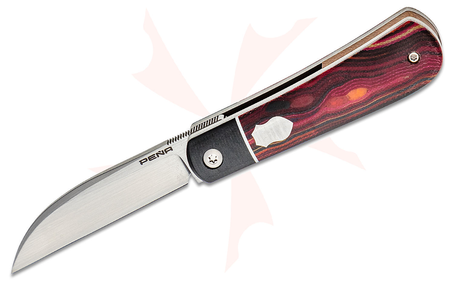 Enrique Pena Custom Swayback Front Flipper Knife 2.8" CPM-154 Hand ...