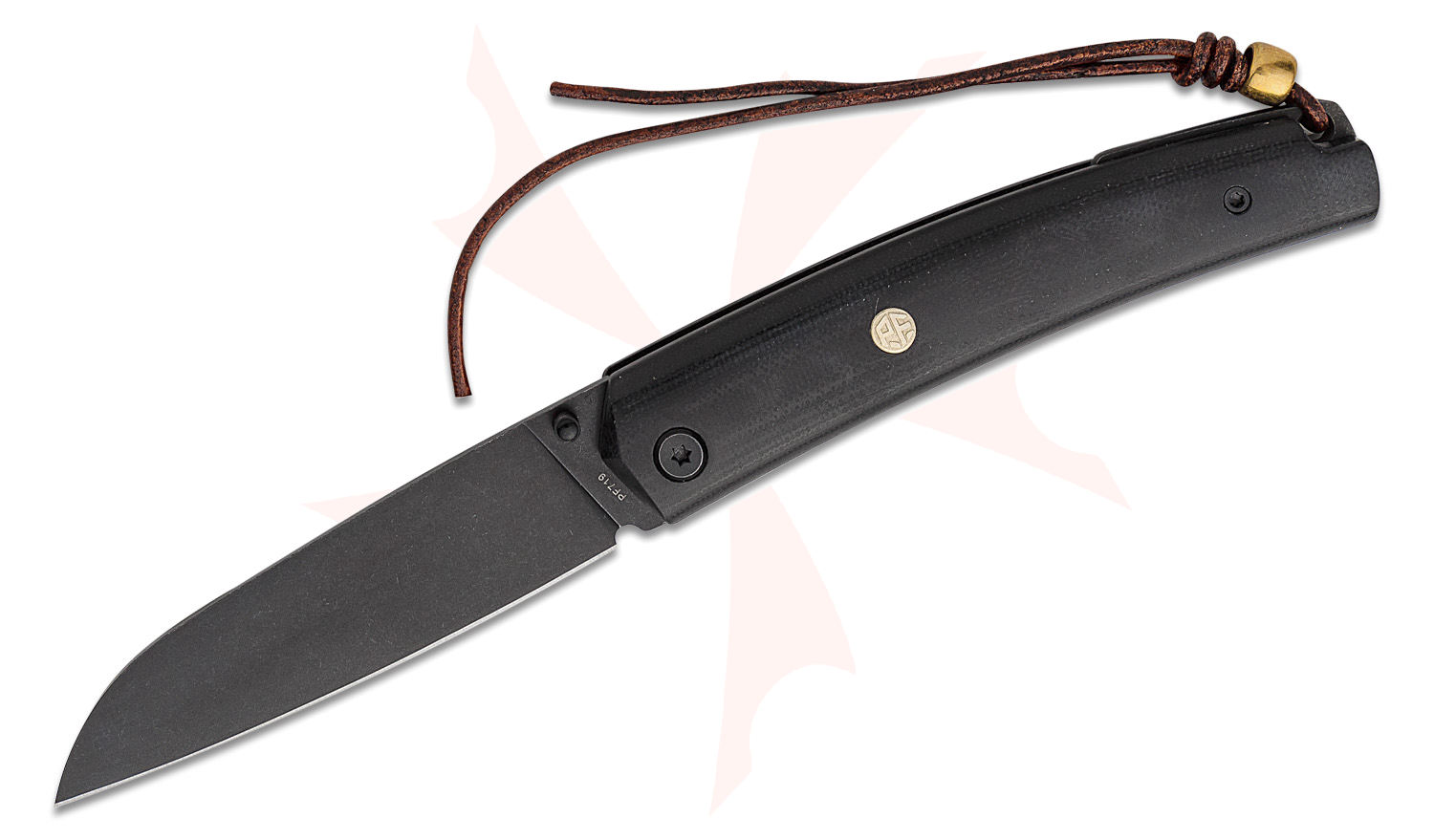 Petrified Fish PF719 Patte Linerlock Folding Knife 3.35" Sandvik 12C27 ...
