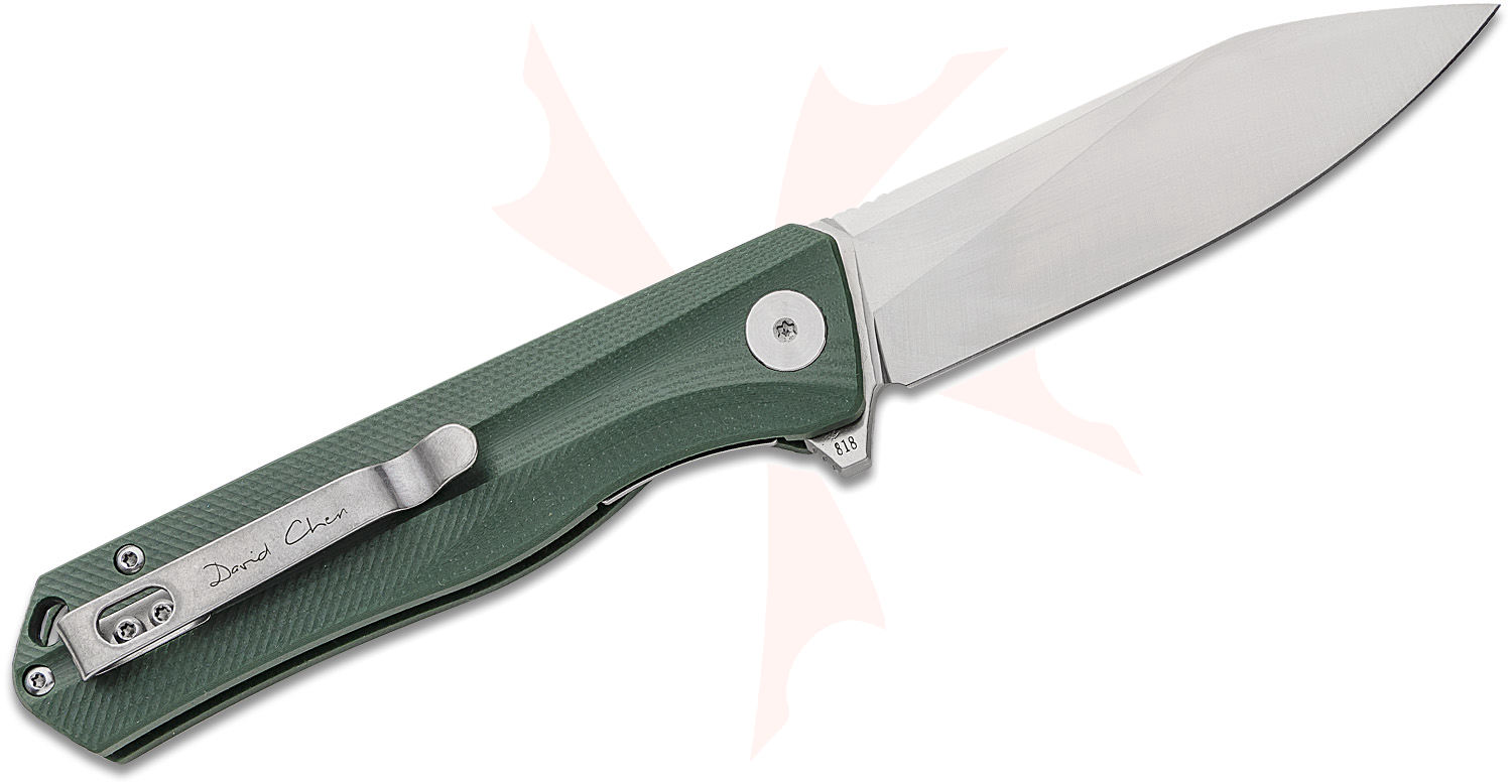 Petrified Fish PF818 Forward Linerlock Flipper Knife 3.54" D2 Satin ...