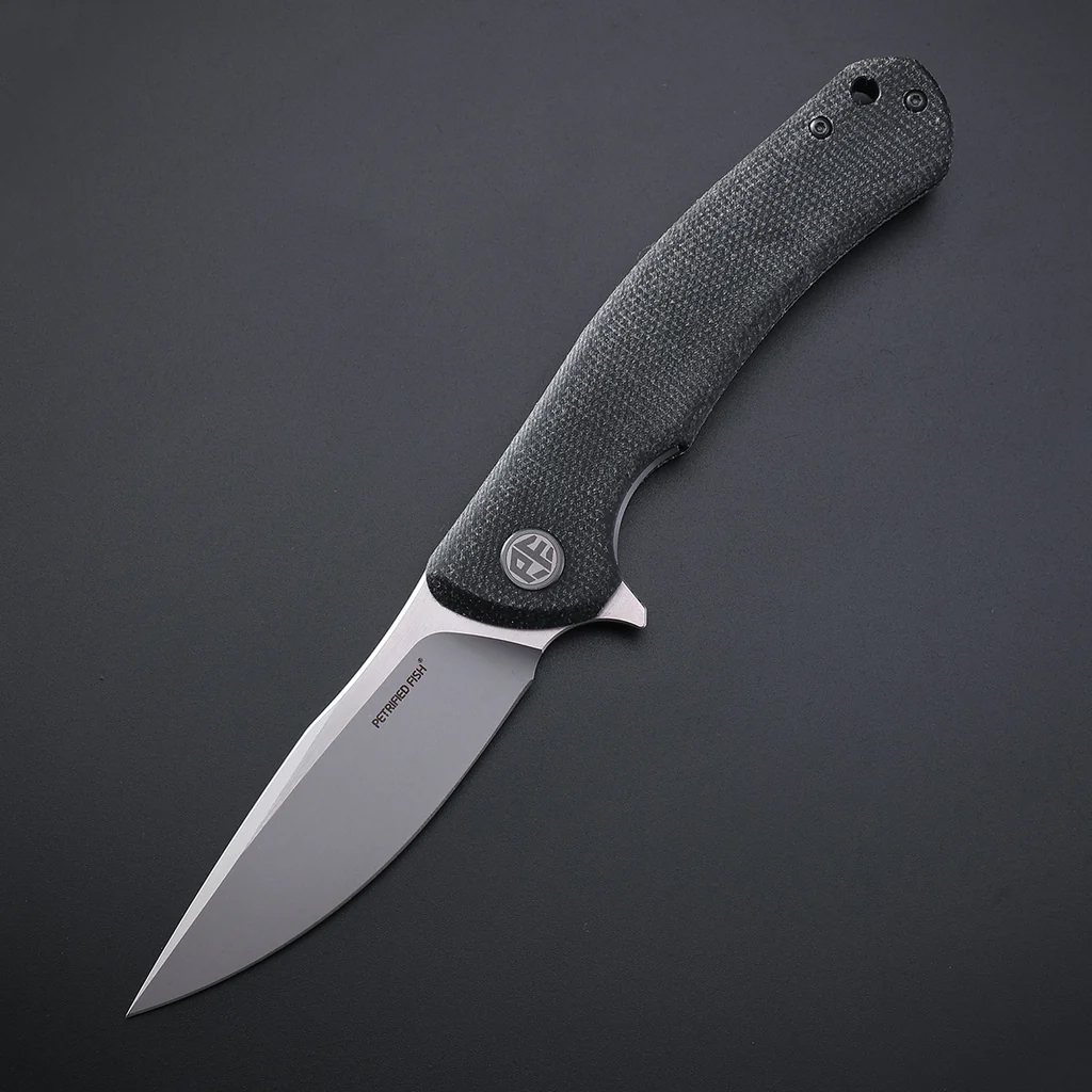 Petrified Fish PF949 Warrior Linerlock Flipper Knife 3.54" K110 (D2 ...