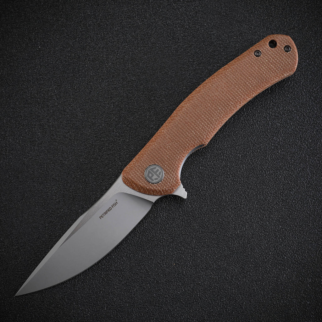 Petrified Fish PF949 Warrior Linerlock Flipper Knife 3.54" K110 (D2 ...