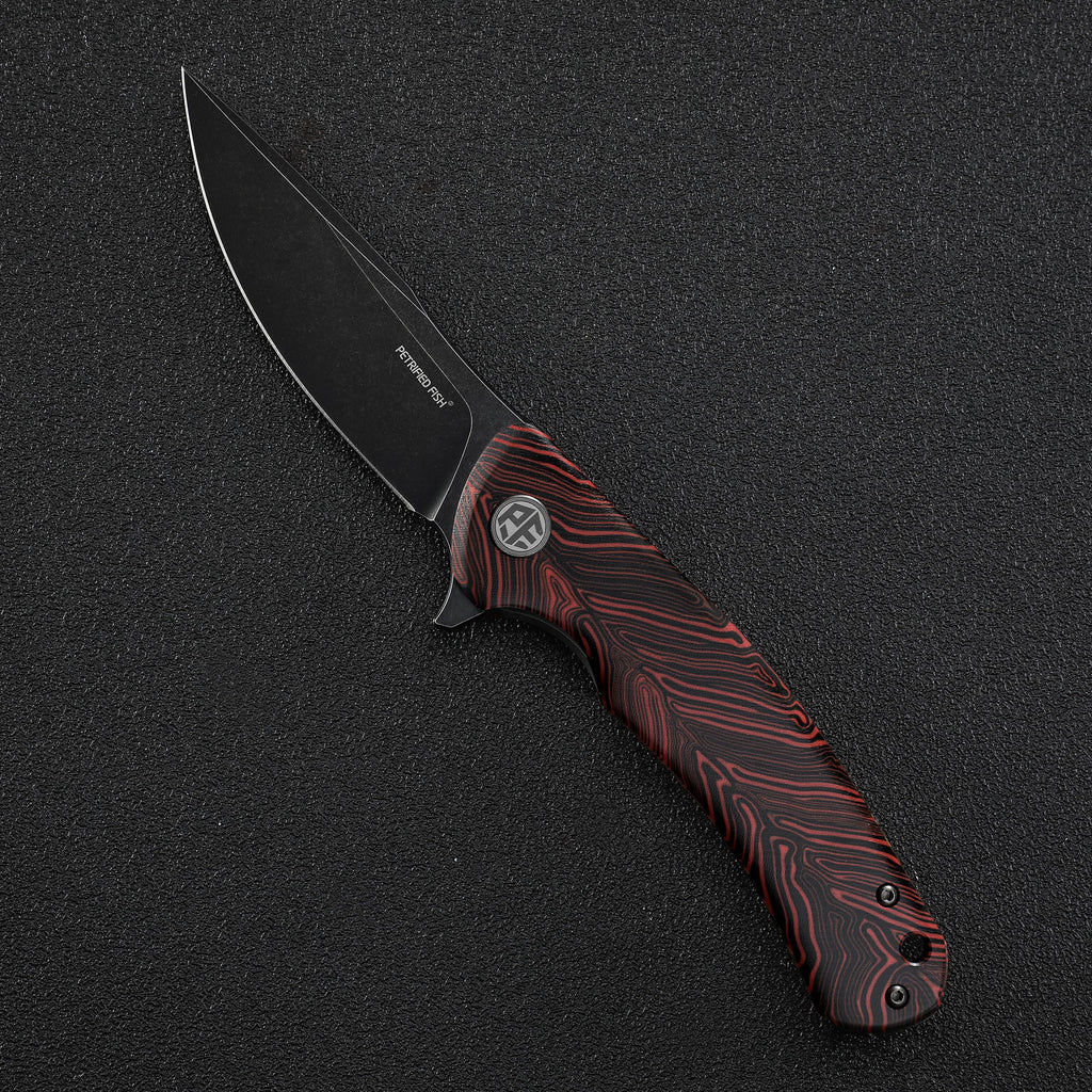 Petrified Fish PF949 Warrior Linerlock Flipper Knife 3.54" K110 (D2 ...