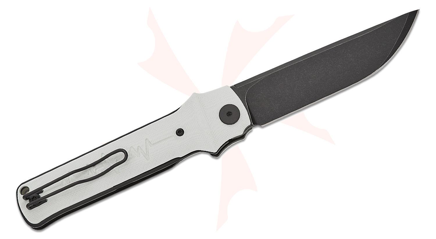 Petrified Fish PFB04 Tena Front Flipper Knife 3.82" D2 Black ...