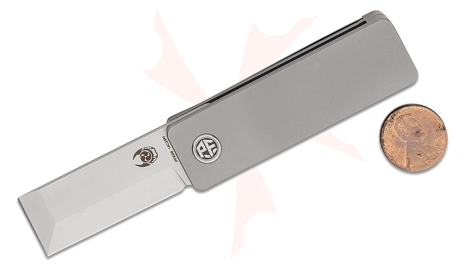 Petrified Fish PFE09 Cash Framelock Front Flipper Knife 1.81" 14C28N ...