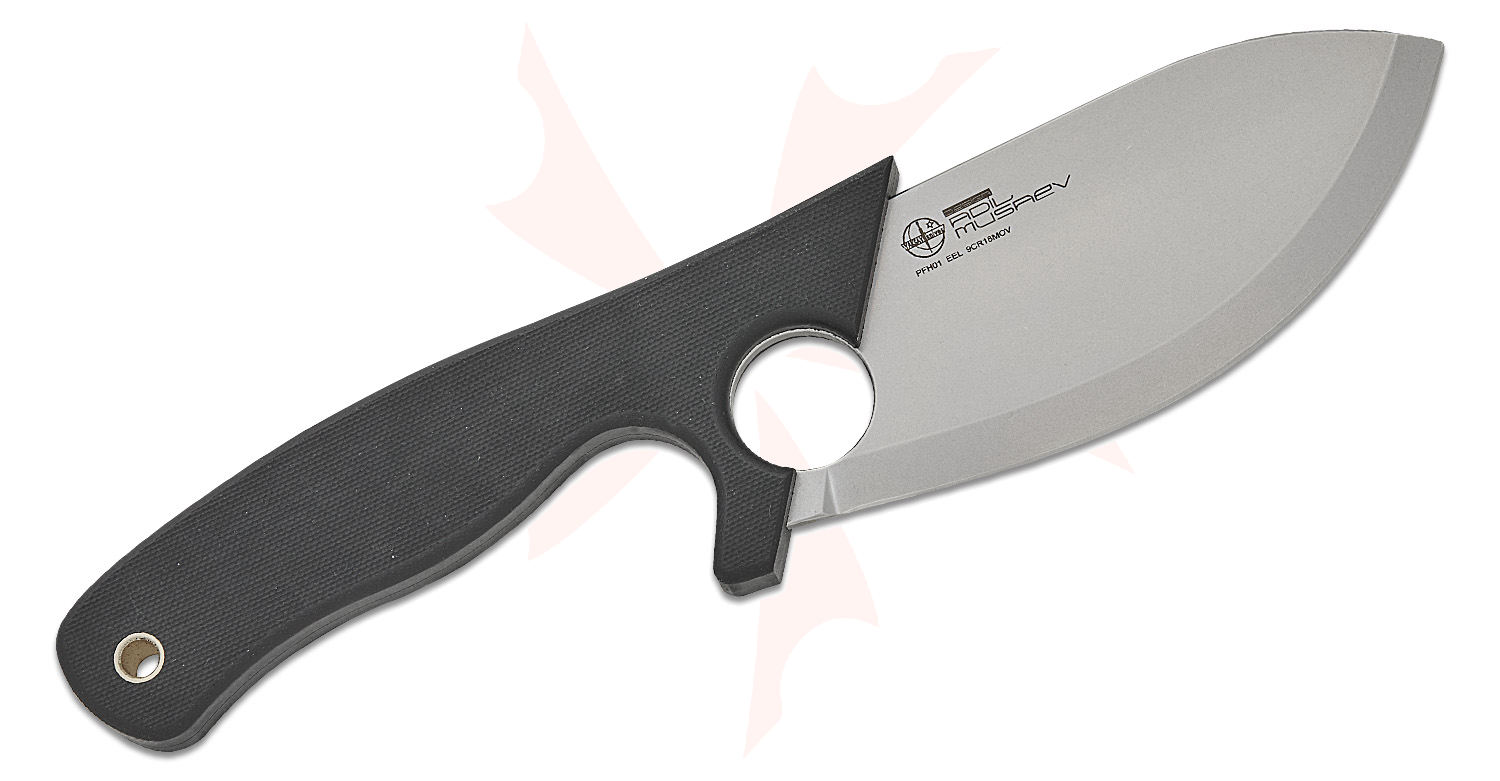 Petrified Fish PFH01DW Eel Fixed Blade Knife 4.5" Stonewashed Drop ...