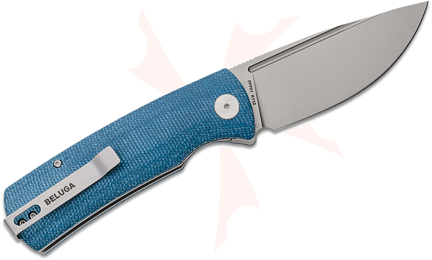 Petrified Fish PFP01 Beluga Linerlock Front Flipper Knife 3.62" K110 ...