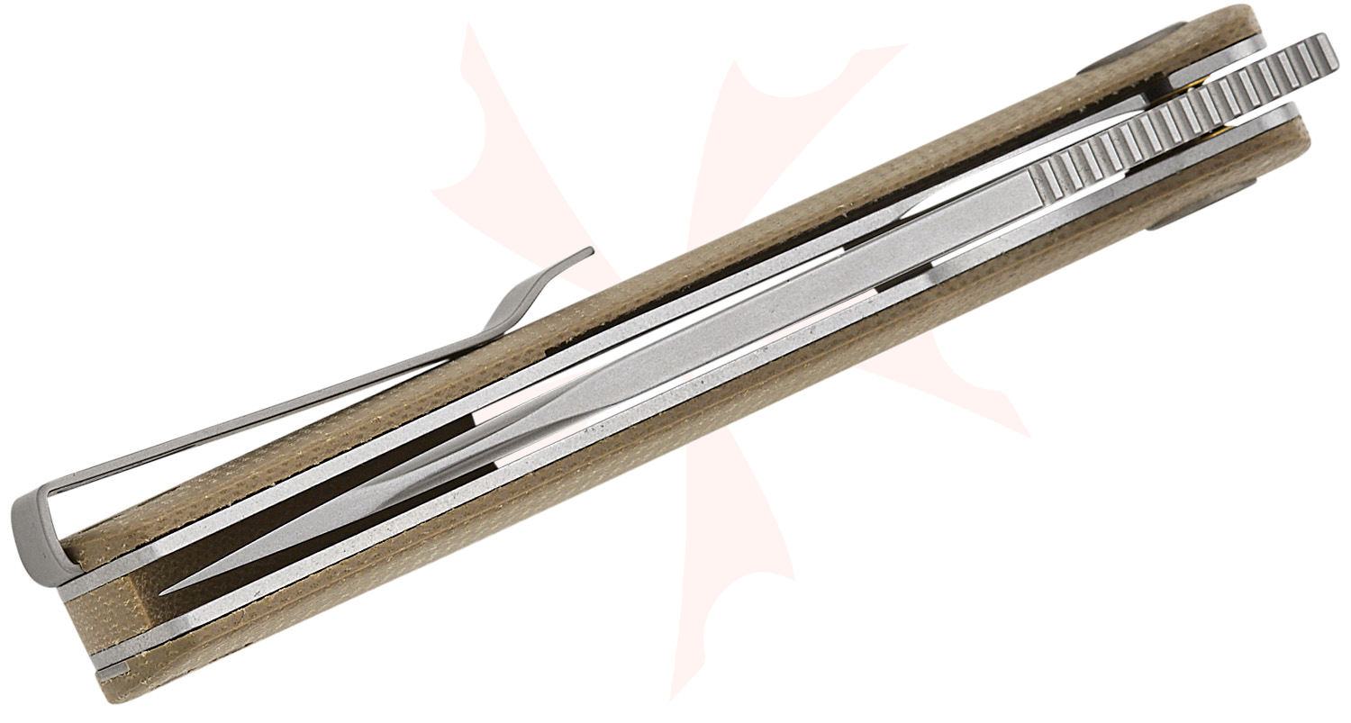 Petrified Fish PFP01 Beluga Liner Lock Front Flipper Knife 3.62" K110 ...