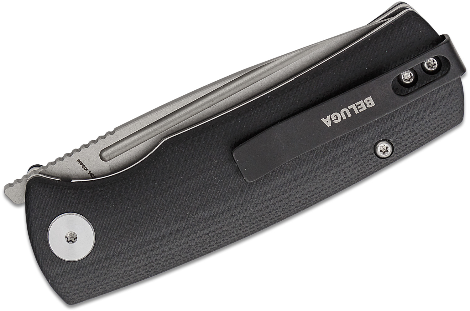 Petrified Fish PFP01X Mini Beluga Linerlock Front Flipper Knife 2.99 ...