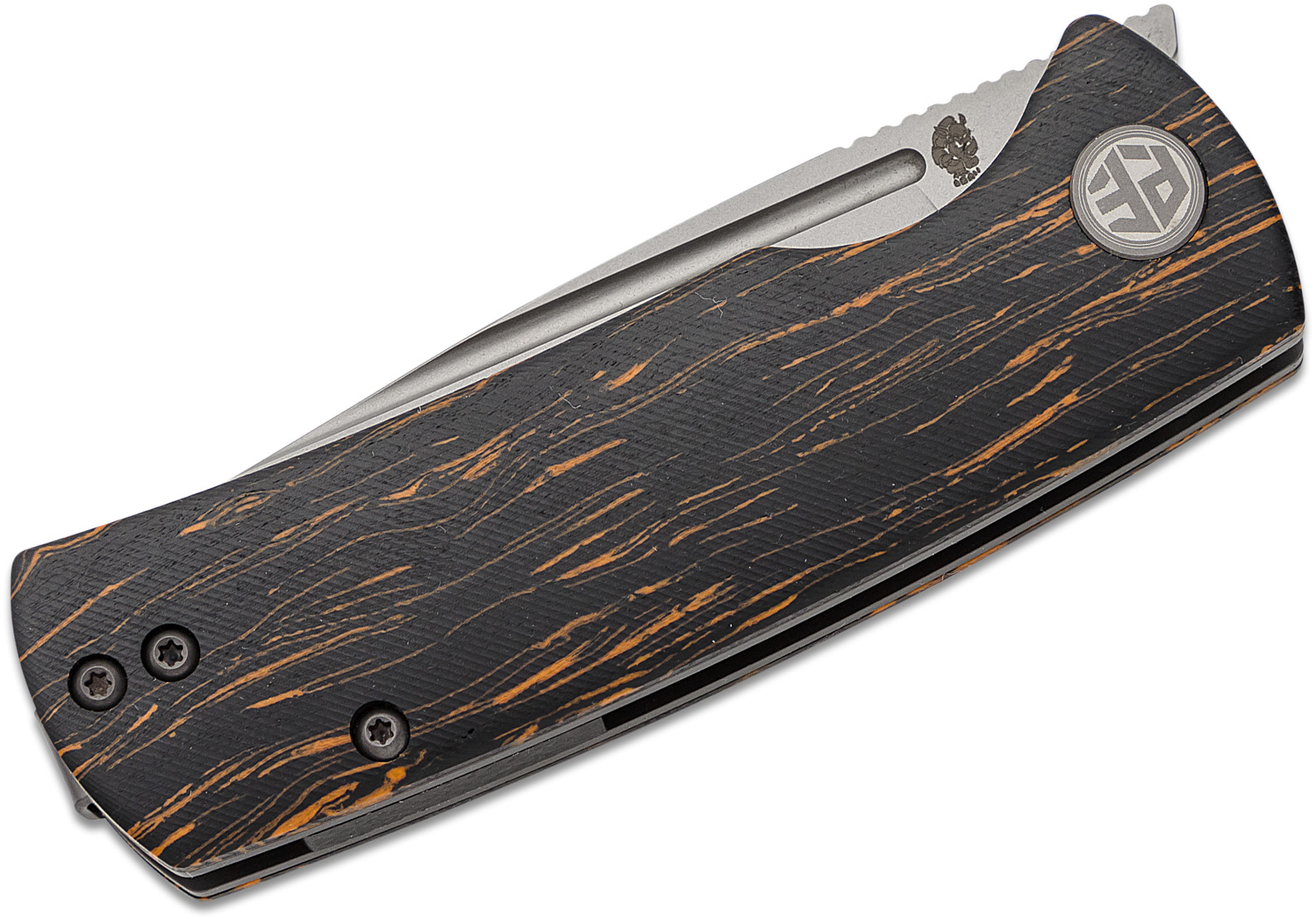 Petrified Fish PFP01X Mini Beluga Linerlock Front Flipper Knife 2.99 ...