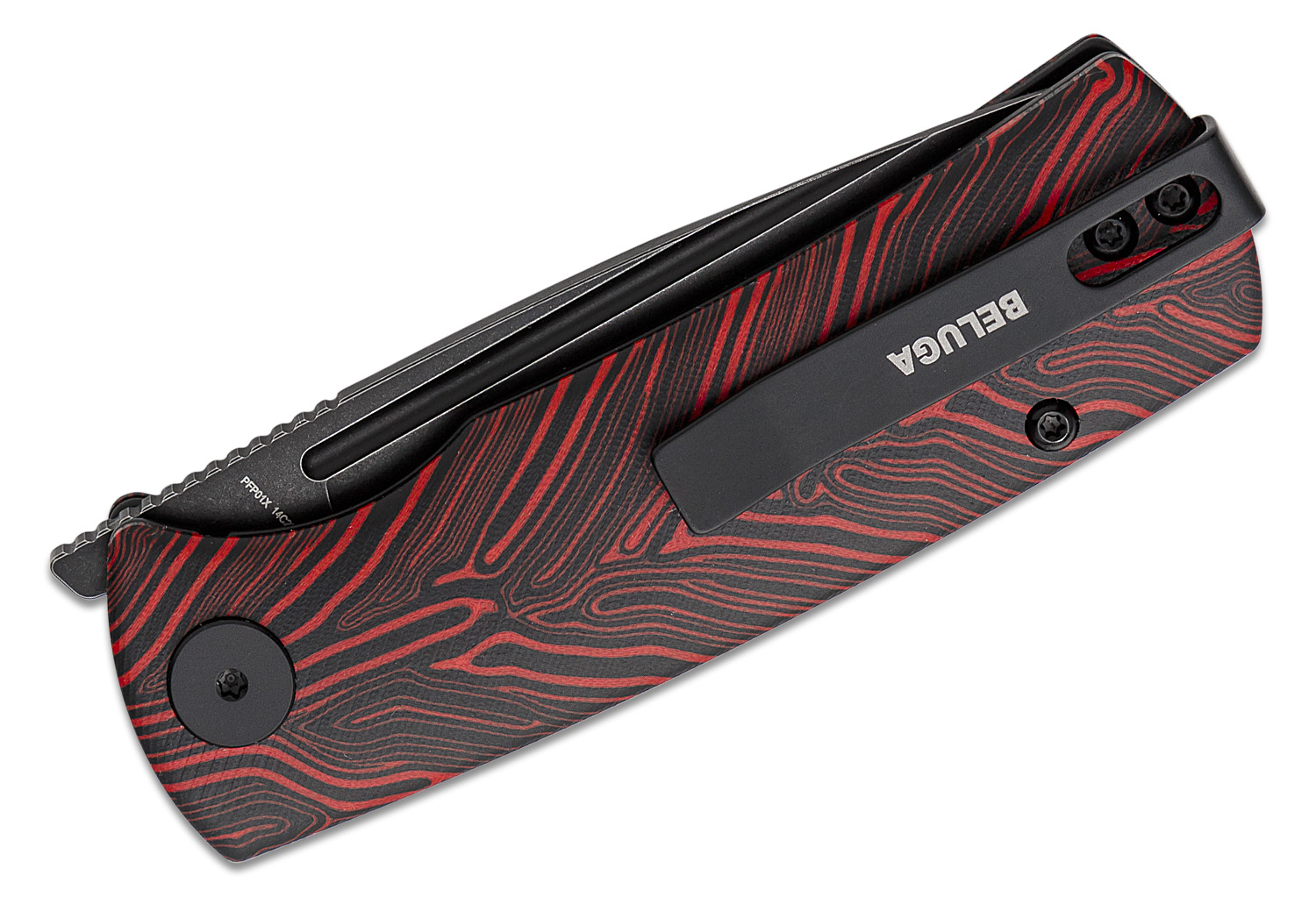 Petrified Fish PFP01X Mini Beluga Linerlock Front Flipper Knife 2.99 ...