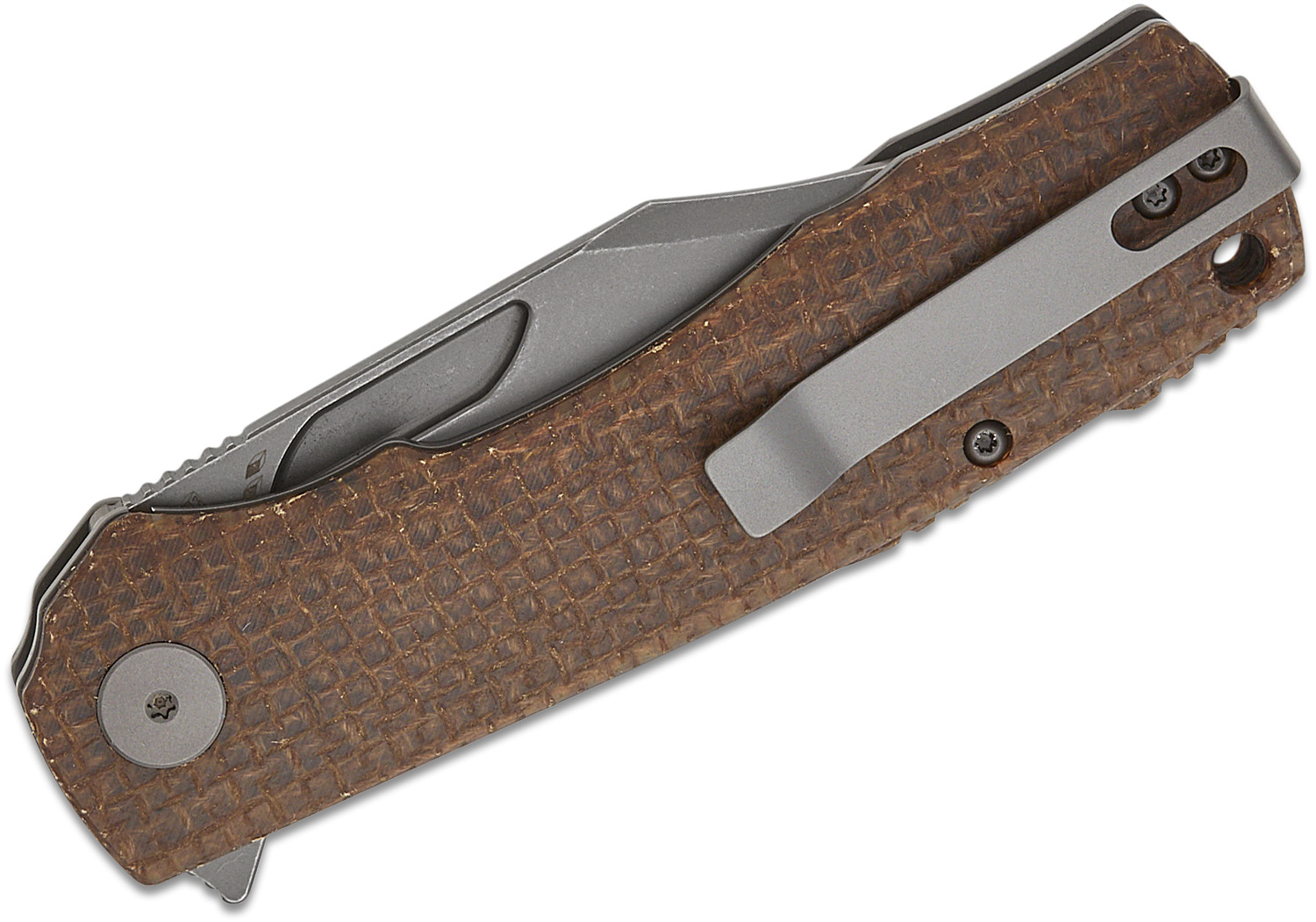 Petrified Fish PFP03 Victor Flipper Knife 3.58" K110 (D2) Dark Gray ...