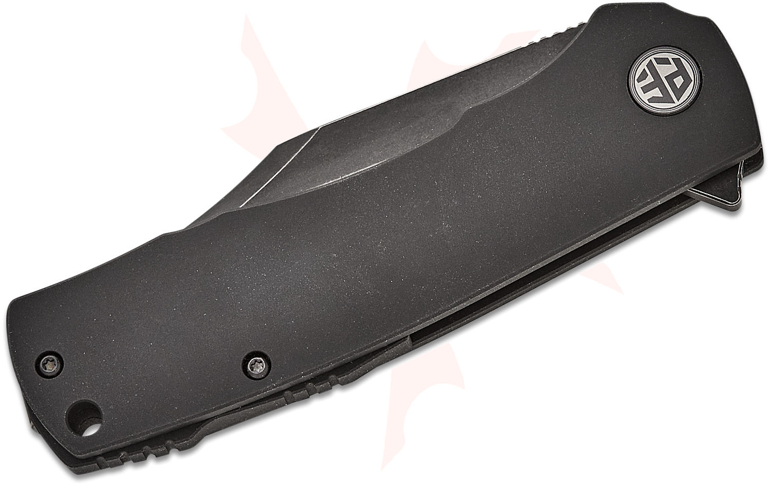 Petrified Fish PFP03 Victor Flipper Knife 3.58" 154CM Black Stonewashed ...