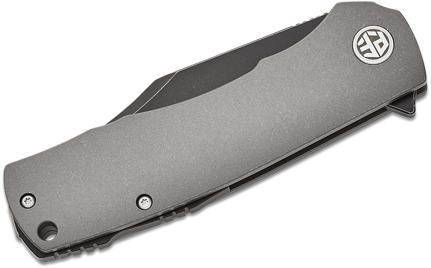 Petrified Fish PFP03 Victor Flipper Knife 3.58" 154CM Black Stonewashed ...