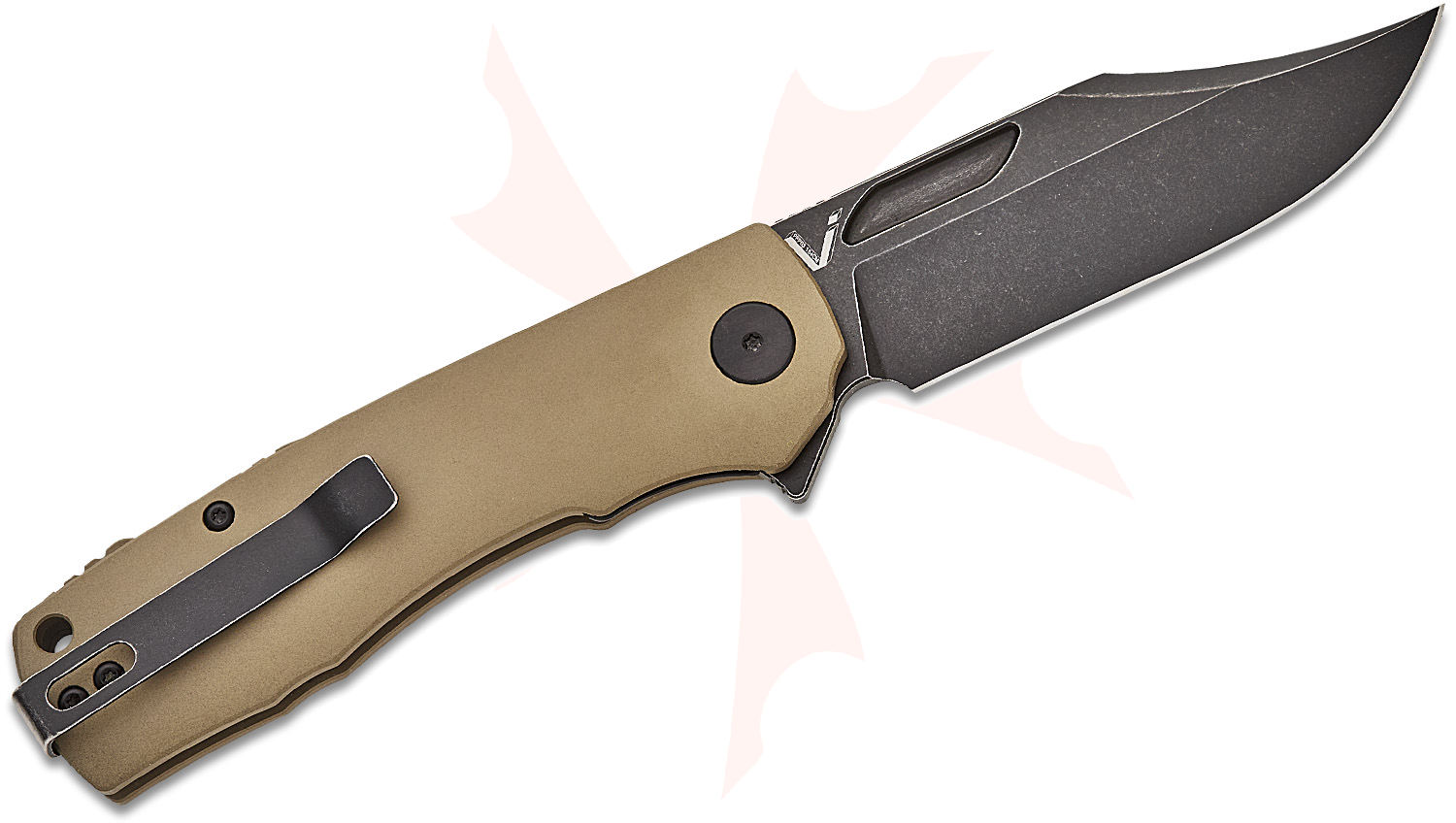 Petrified Fish PFP03 Victor Flipper Knife 3.58" 154CM Black Stonewashed ...