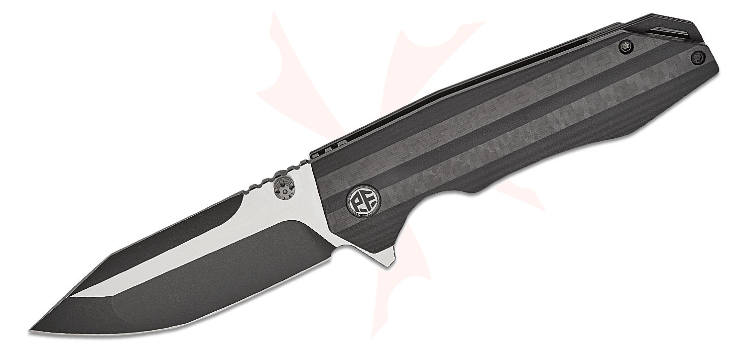 Petrified Fish PFP08 Mocado Liner Lock Flipper Knife 3.58" K110 Black ...