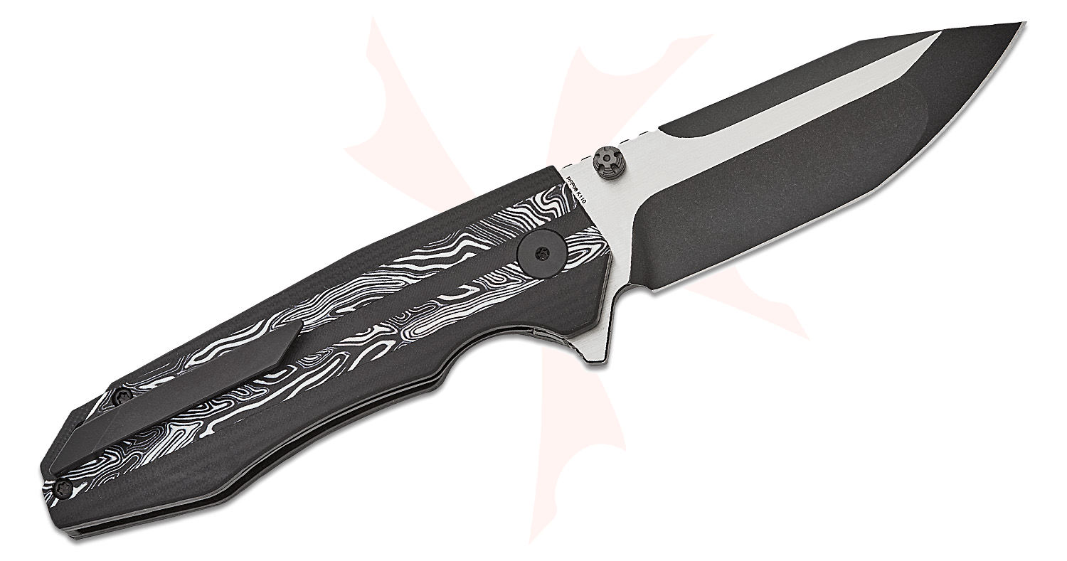 Petrified Fish PFP08 Mocado Liner Lock Flipper Knife 3.58" K110 Black ...