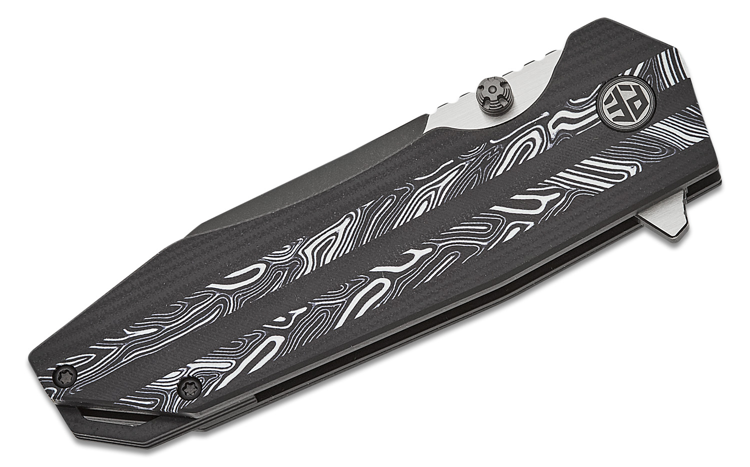 Petrified Fish PFP08 Mocado Liner Lock Flipper Knife 3.58" K110 Black ...