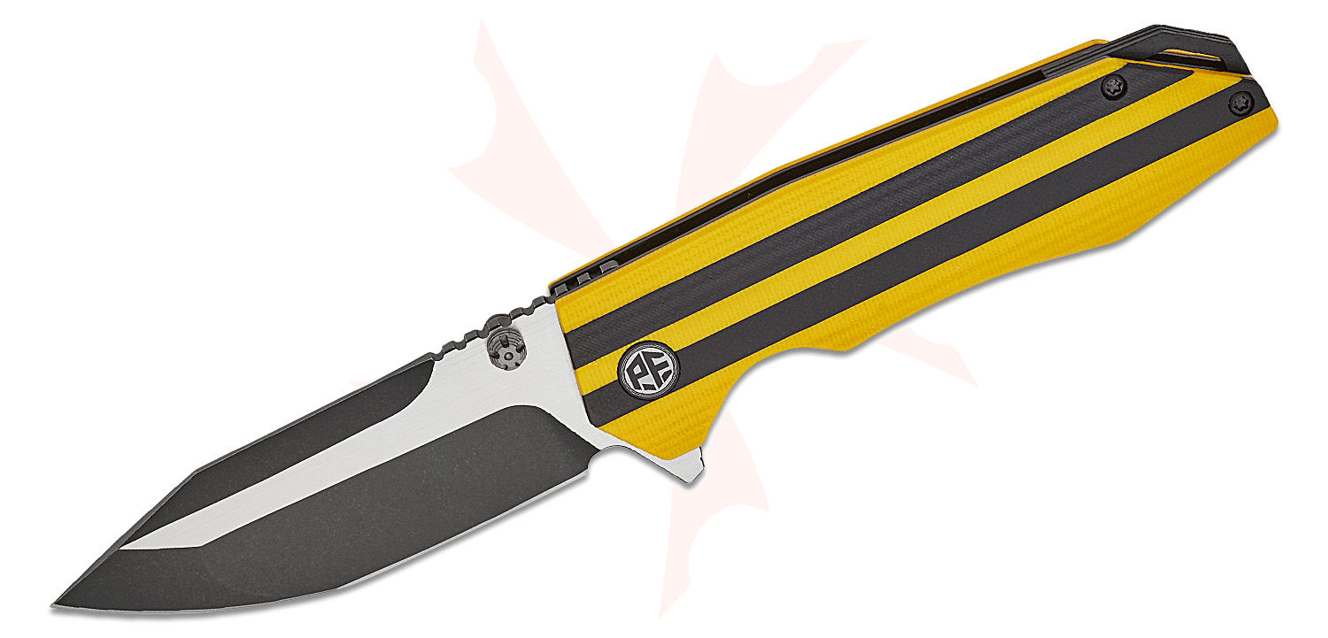 Petrified Fish PFP08 Mocado Liner Lock Flipper Knife 3.58" K110 Black ...