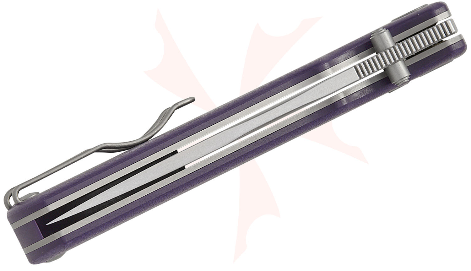 Petrified Fish PFP14 Lis Button Lock Folding Knife 3.88" 10Cr15coMoV ...