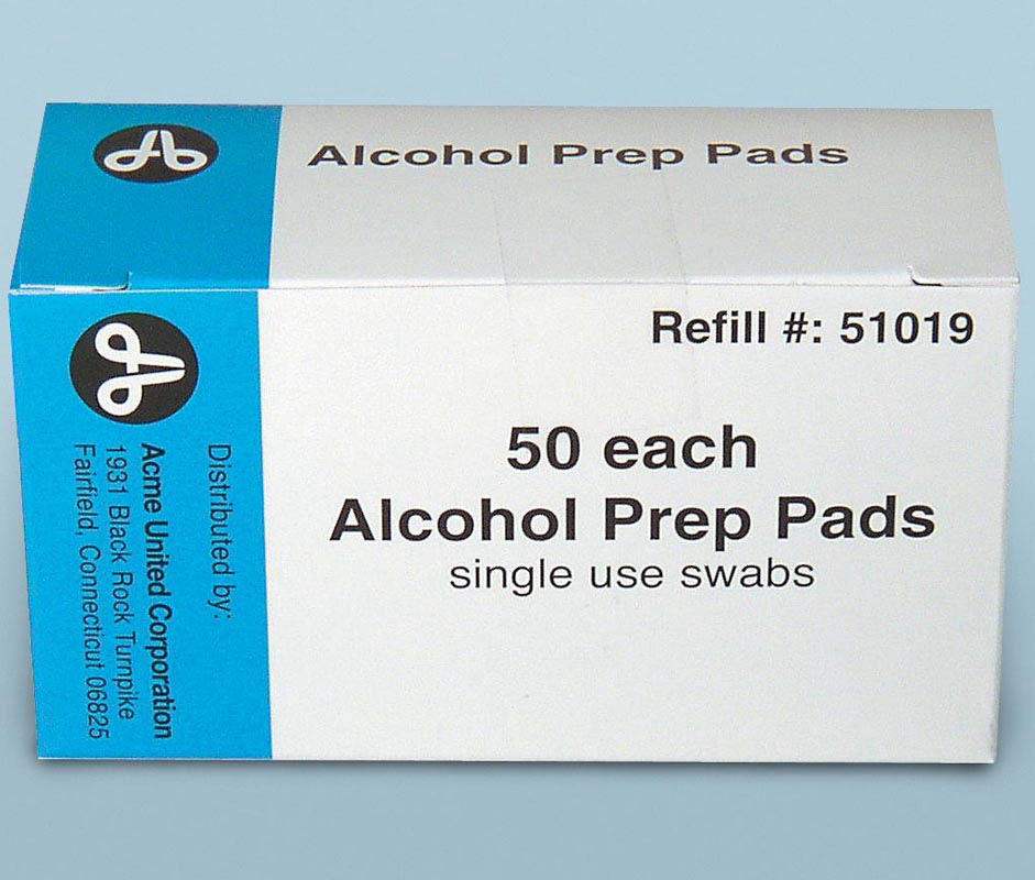 PhysiciansCare Brand Alcohol Pads, 50/box - KnifeCenter - 51019 ...