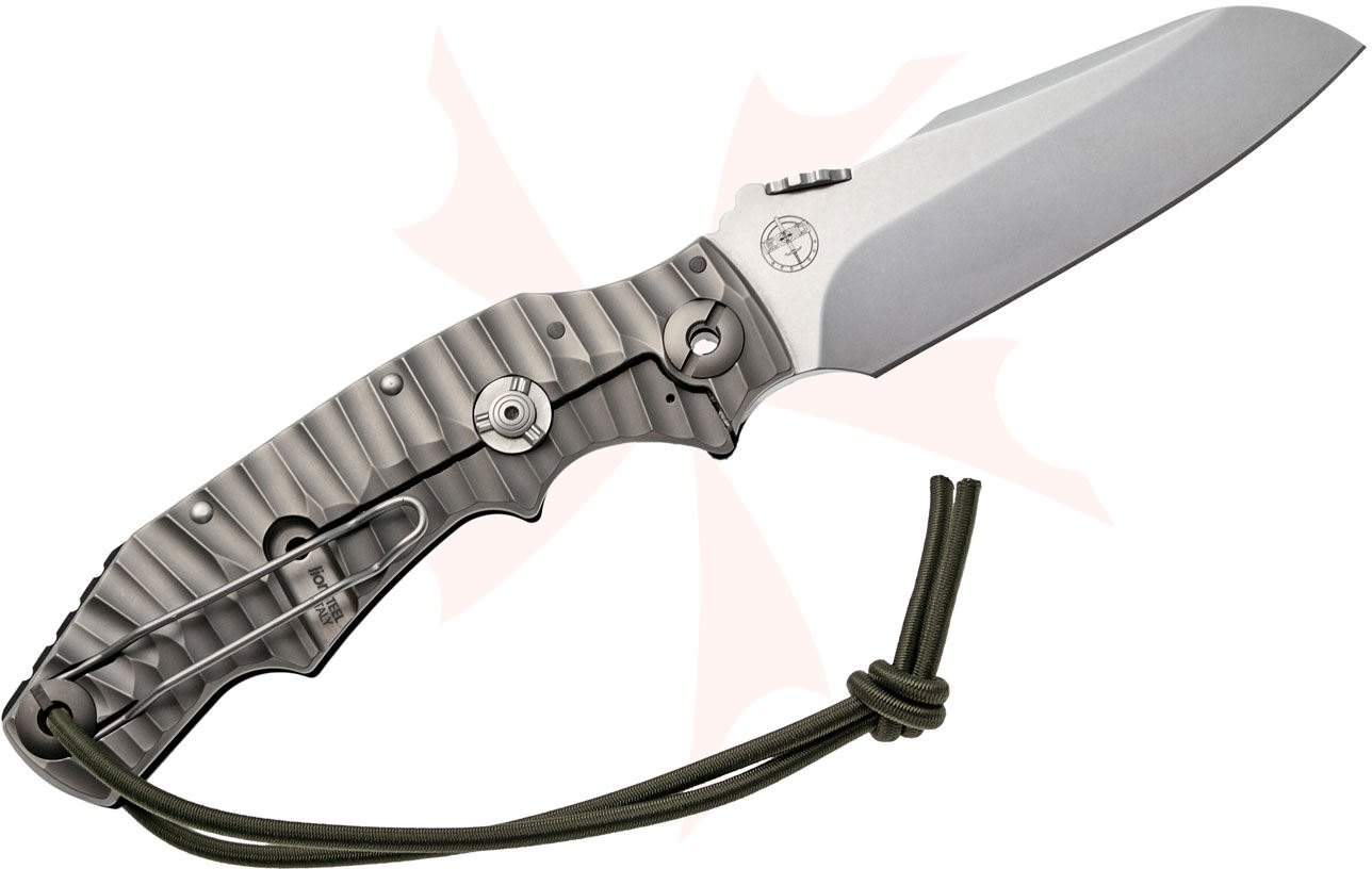 Pohl Force Foxtrot One Outdoor Folder 4.44" Stonewashed D2 Plain Blade ...