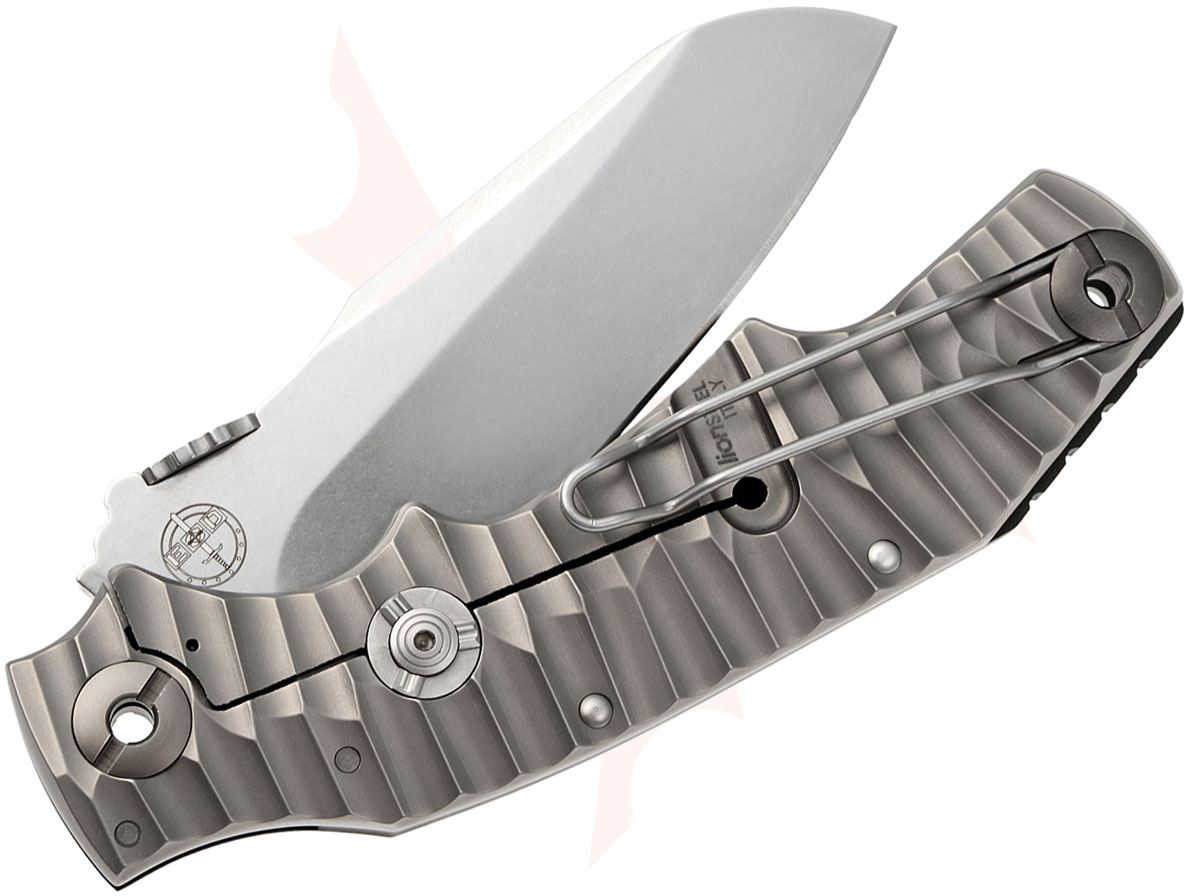 Pohl Force Foxtrot One Outdoor Folder 4.44" Stonewashed D2 Plain Blade ...
