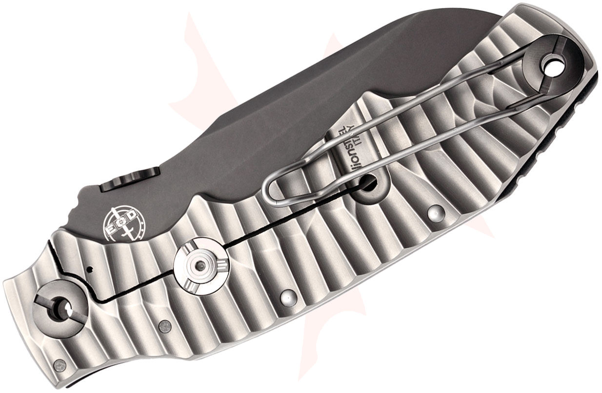 Pohl Force Foxtrot One Survival Folder 4.44" Black D2 Plain Blade ...