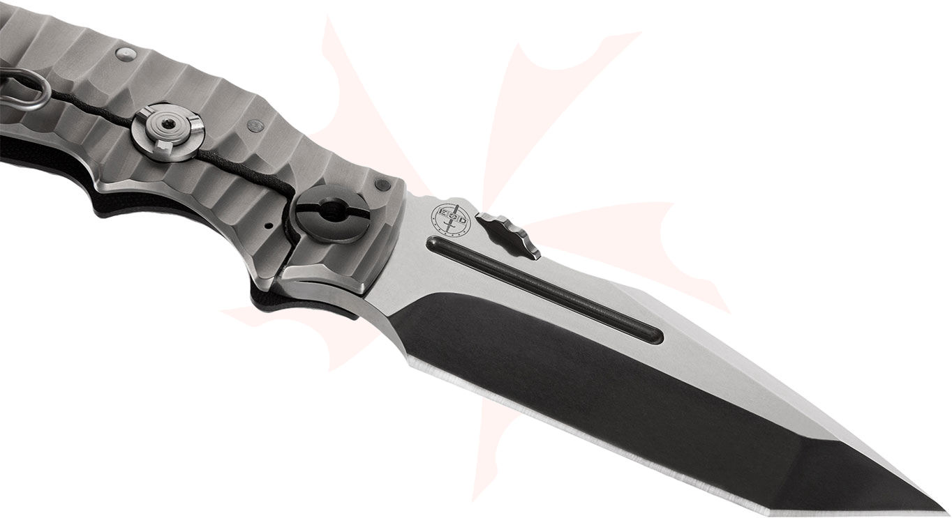 Pohl Force Foxtrot Three Outdoor Folder 4.44" Stonewashed Niolox Plain ...