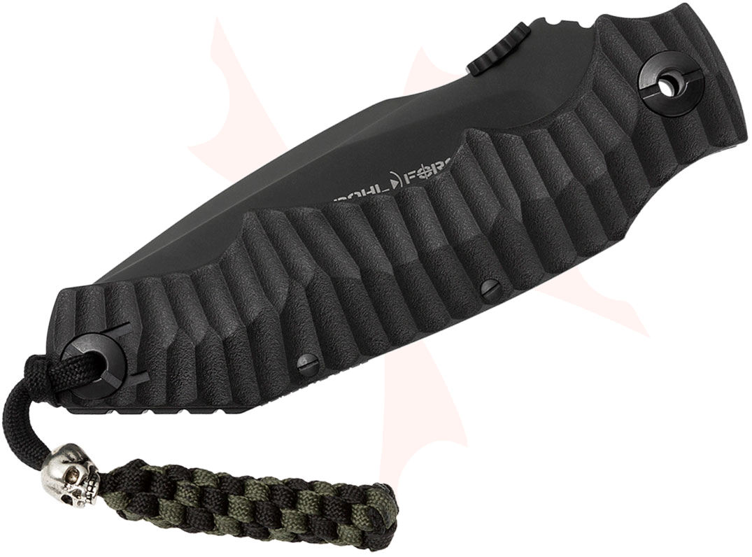 Pohl Force Alpha Four Survival Folder 4.44" Black CTS-BD1 Combo Blade ...