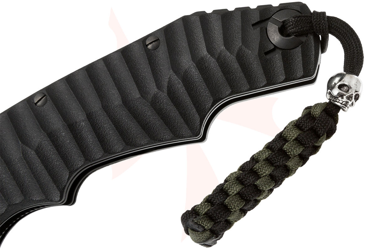 Pohl Force Alpha Four Survival Folder 4.44" Black CTS-BD1 Combo Blade ...