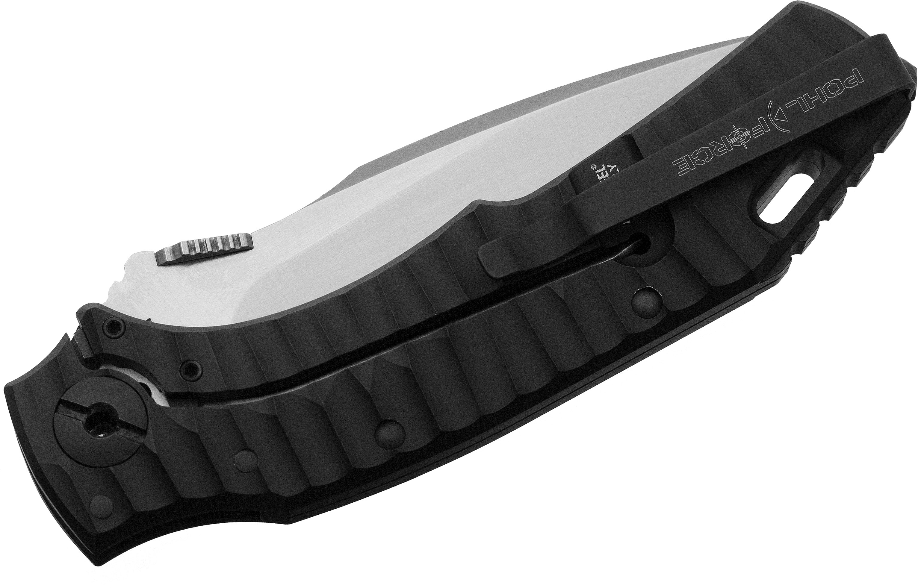 Pohl Force Mike Three Outdoor Folder 3.74" Satin Niolox Plain Blade ...