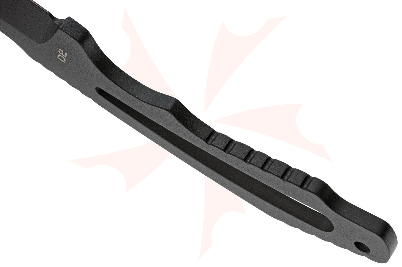 Pohl Force Charlie One Survival Fixed 3.54" Black D2 Plain Blade, Kydex ...