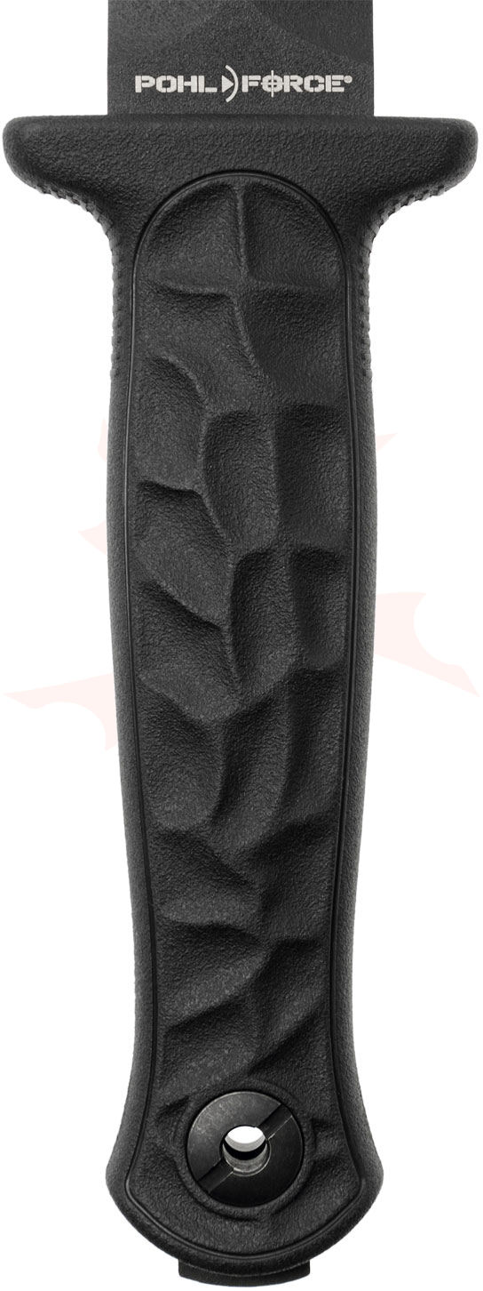 Pohl Force Romeo One Survival Fixed 6.06" Black D2 Double Edge Blade ...