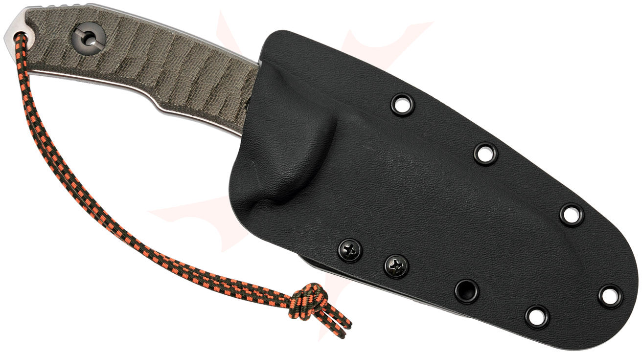 Pohl Force Kilo One Para Rescue Fixed 4.56" Stonewashed D2 Plain Blade ...