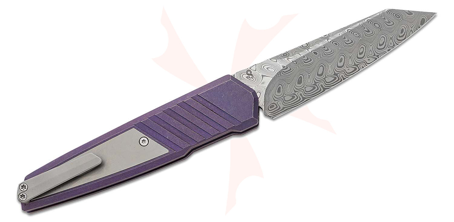 Prince Customs Persevere #019 Sliding Scale AUTO Knife 3.55" Hakkapella ...