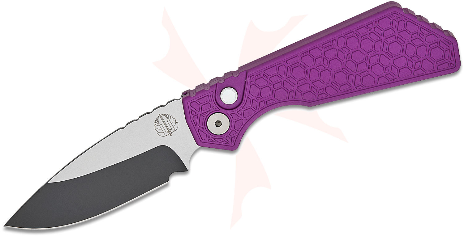 Pro-Tech Strider Custom PT& AUTO Folding Knife 3.05" CPM-MagnaCut Black ...