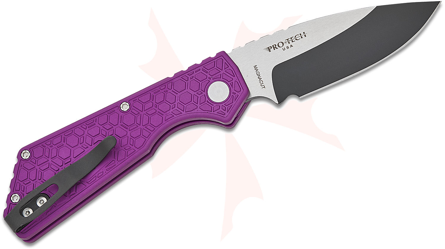 Pro-Tech Strider Custom PT& AUTO Folding Knife 3.05" CPM-MagnaCut Black ...