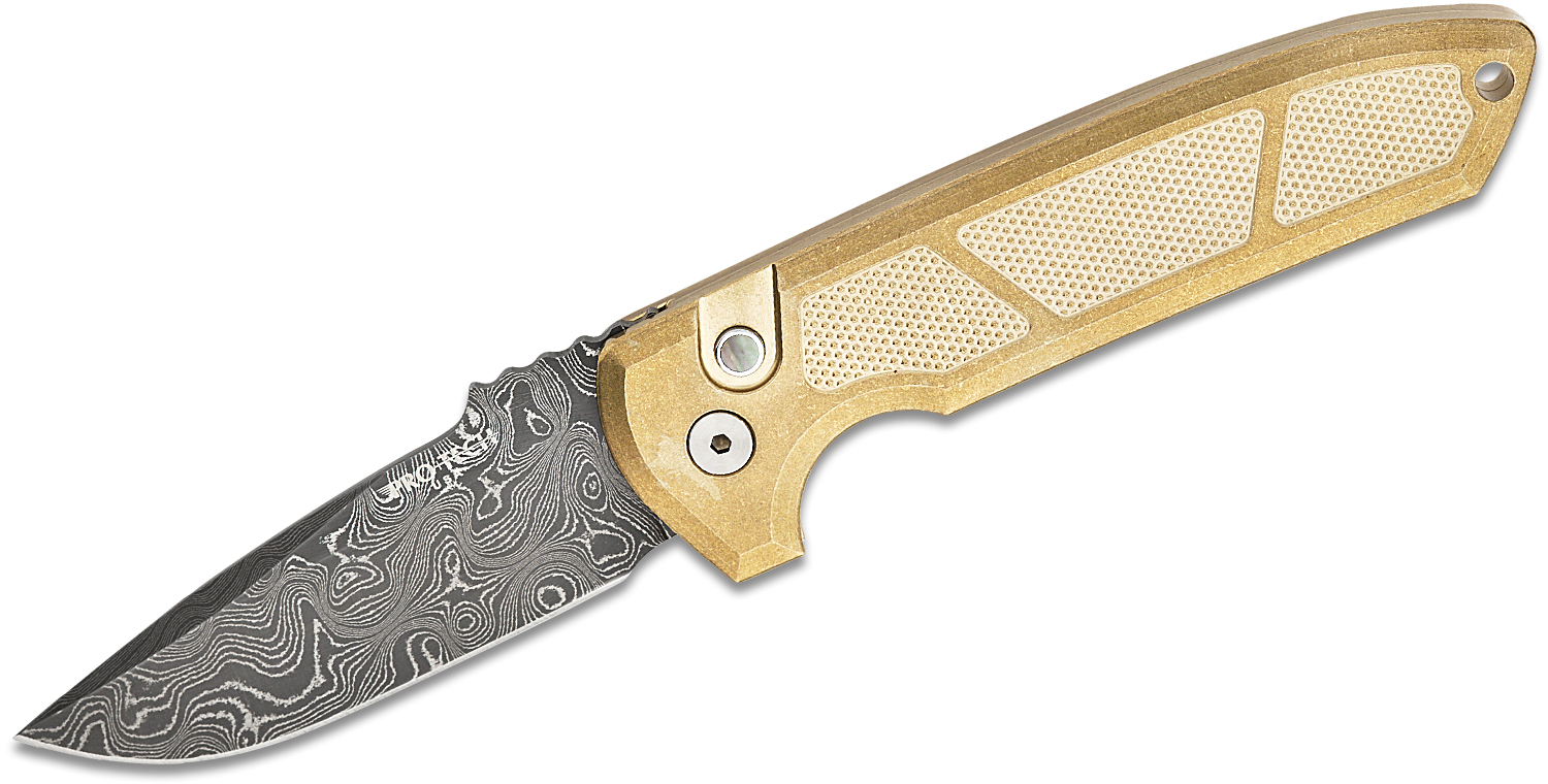 Pro-Tech Custom Les George Rockeye AUTO Folding Knife 3.375" Nichols ...