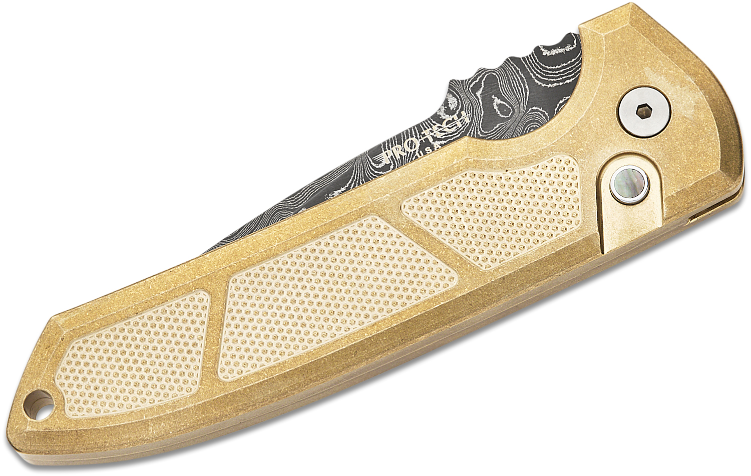 Pro-Tech Custom Les George Rockeye AUTO Folding Knife 3.375" Nichols ...
