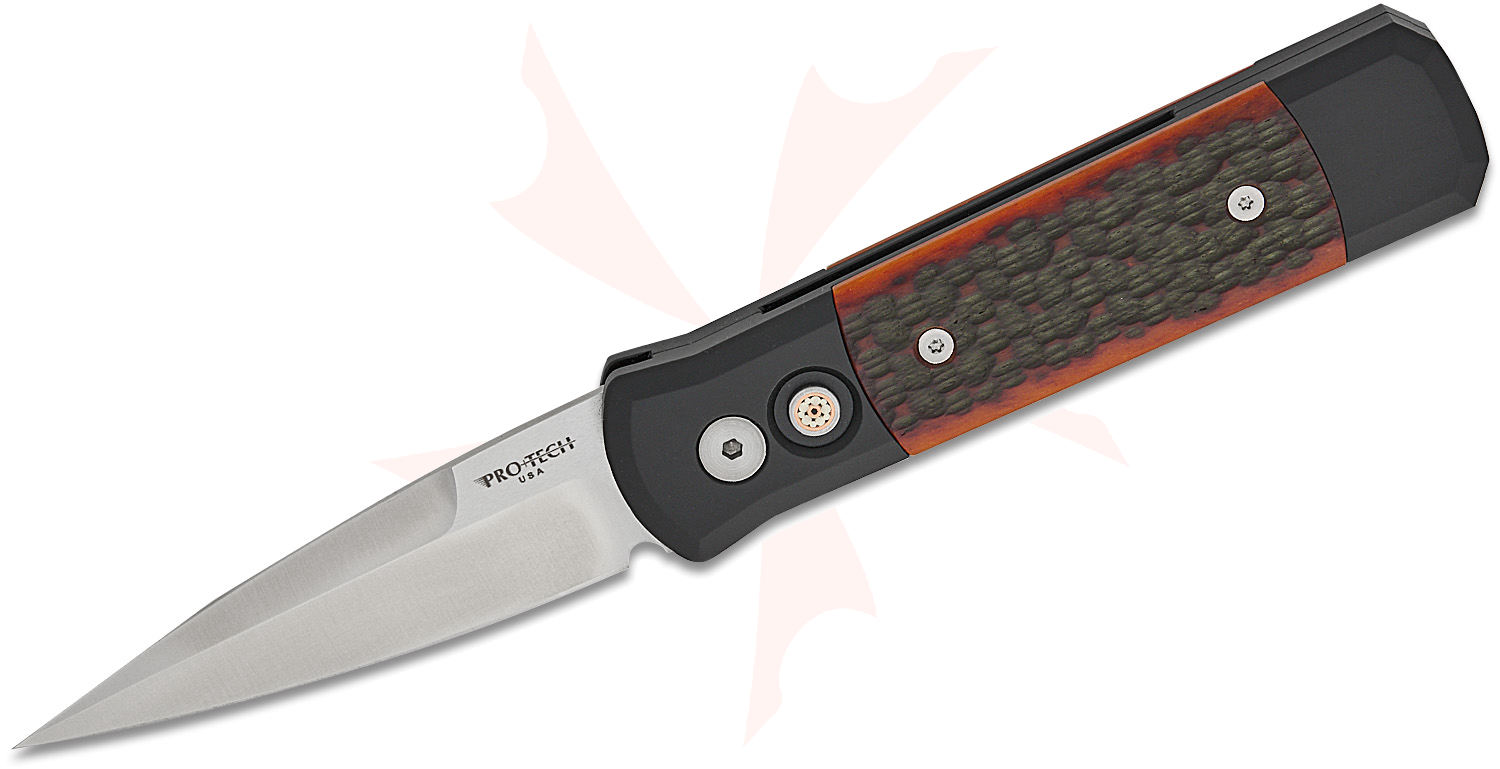 Pro-Tech Custom 2025 Godson AUTO Folding Knife 3.15" 154CM Satin Plain ...