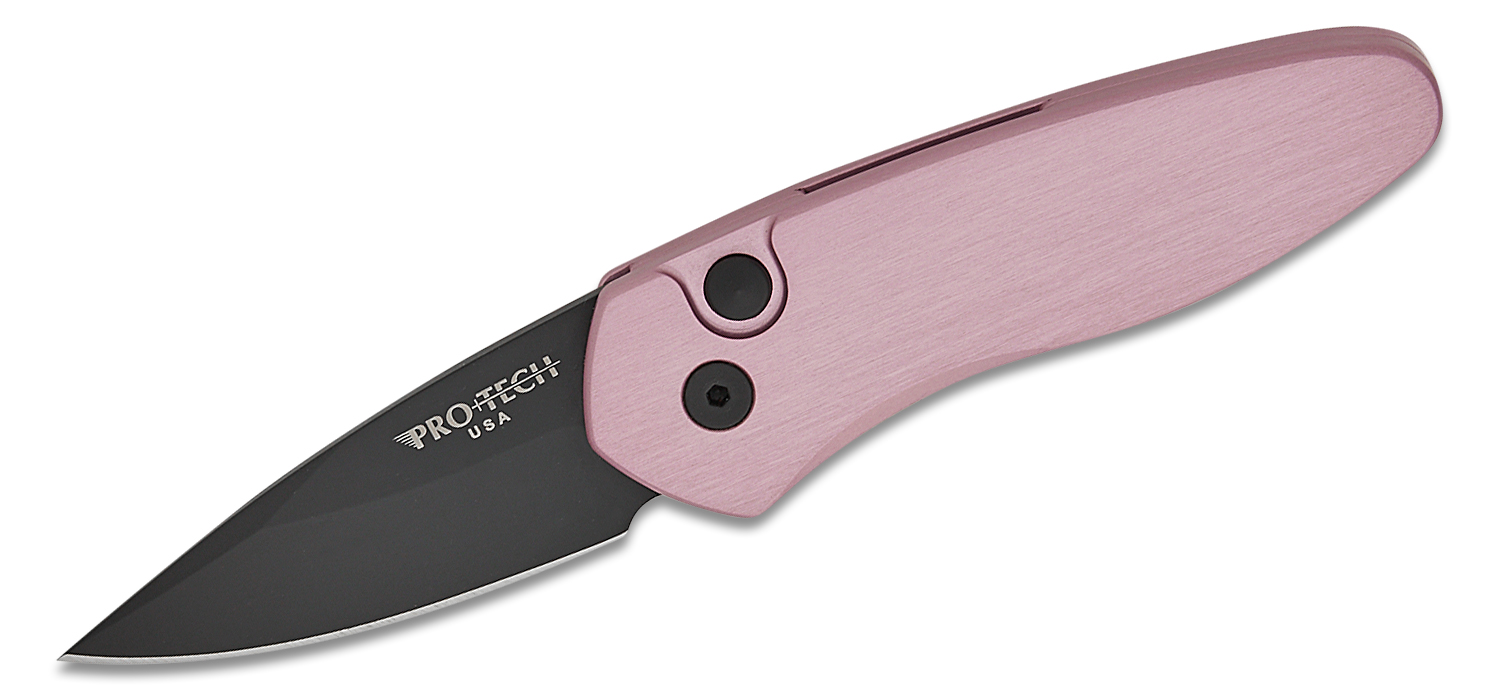 Pro-Tech 2907 Sprint AUTO Folding Knife 1.95" 154CM Black DLC Plain ...