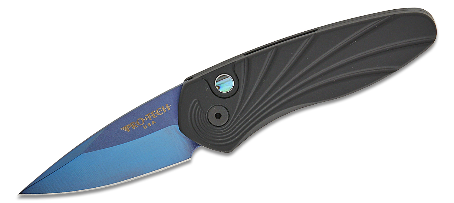 Pro-Tech 2937 Sprint AUTO Folding Knife 1.95" CPM-S35VN Sapphire Blue ...