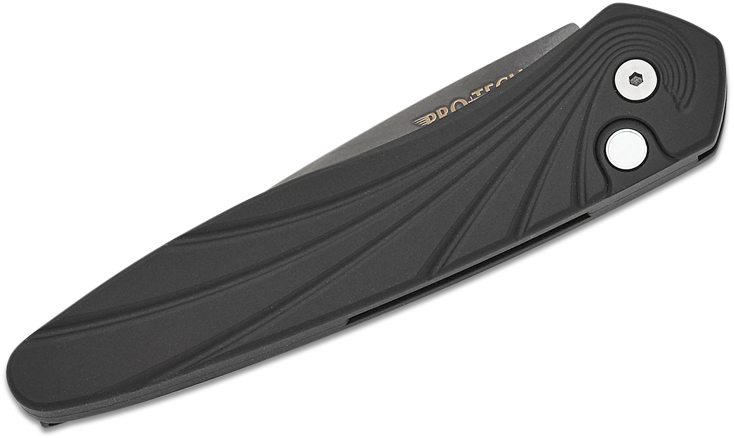 Pro-Tech 3437 Newport AUTO Folding Knife 3" S35VN Smokey Gray DLC Plain ...