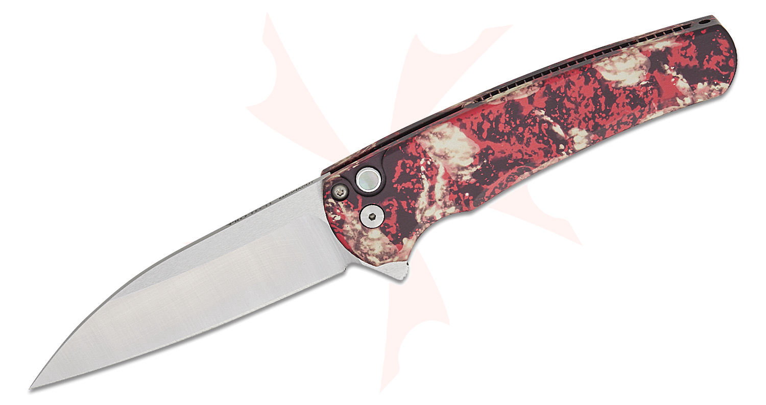 Pro-Tech 5300 Malibu Manual Flipper Knife 3.3" CPM-MagnaCut Satin ...