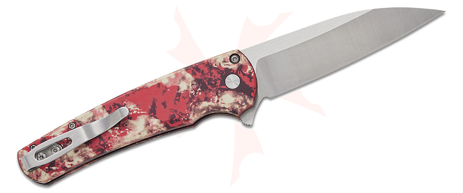 Pro-Tech 5300 Malibu Manual Flipper Knife 3.3" CPM-MagnaCut Satin ...